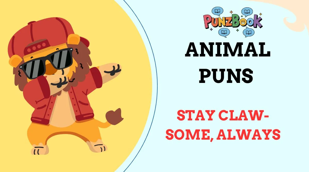 🐾 216+ Animal Puns That’ll Make You Roar With Laughter in 2025 🐶🐱🦁 ...