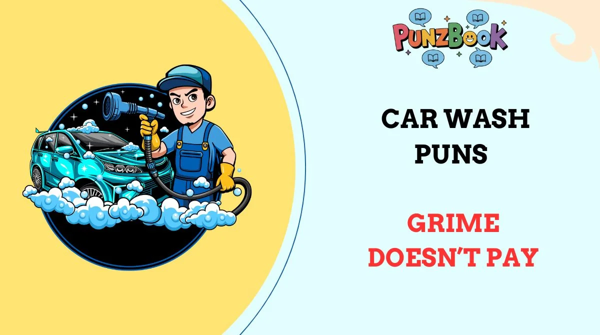🚗💦 136+ Car Wash Puns That’ll Make 2025 Shine Bright! - punzbook.com