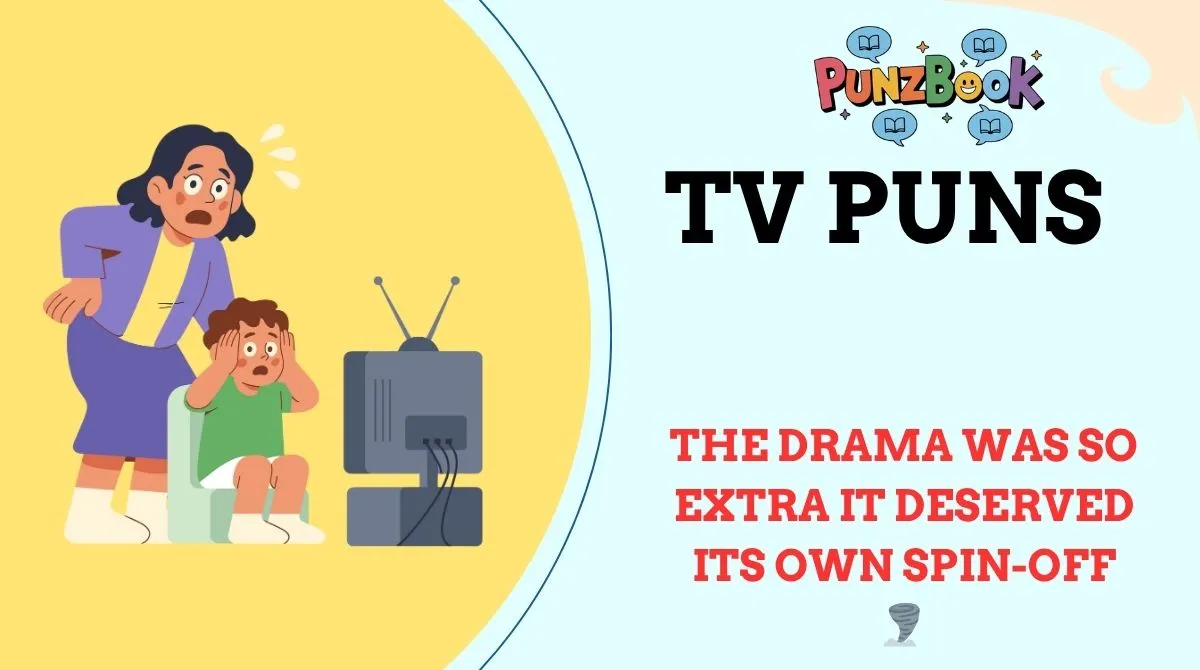📺 249+ TV Puns That Will Keep You Laughing in 2025 🤩 - punzbook.com