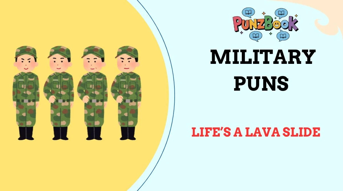 🎖️ 237+ Military Puns That’ll Make You Laugh in 2025 🚁💣😂 - punzbook.com